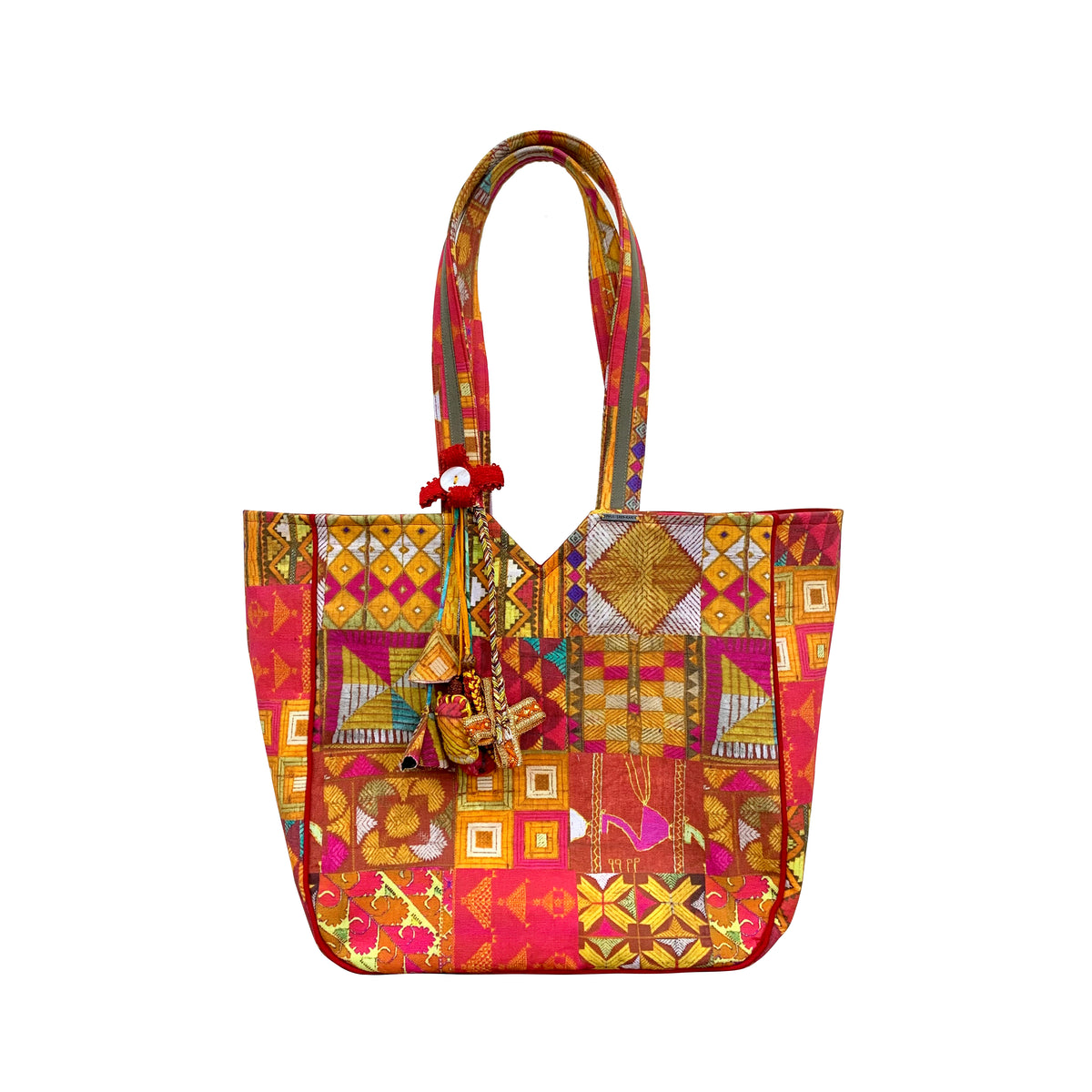 Digital Phulkari Tote Bag Design 4 – oneFourSixNine